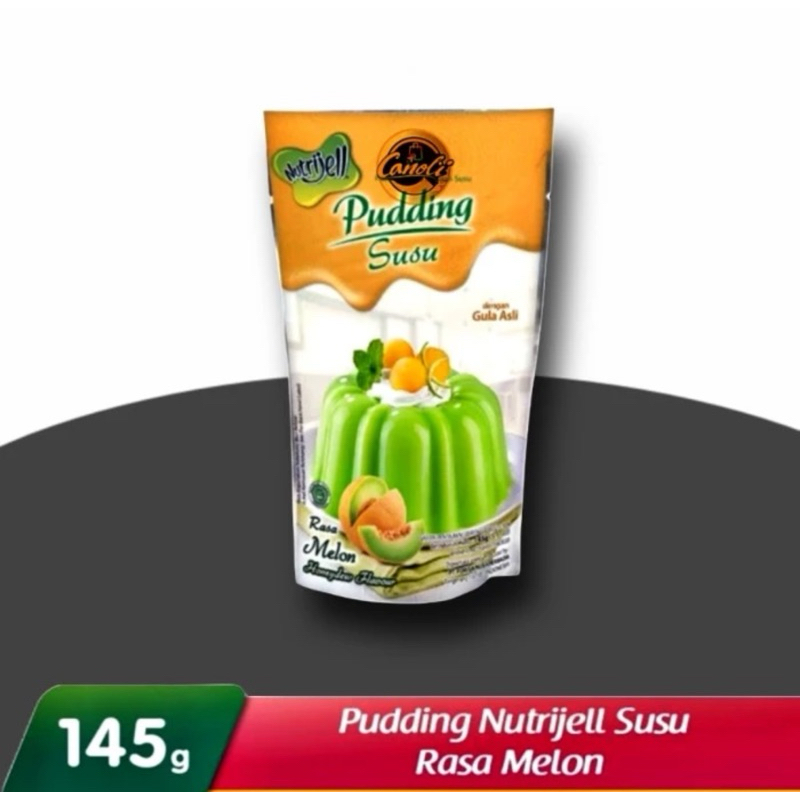 Jual Nutrijell Pudding Susu Melon 145 gr/pudding susu rasa melon ...