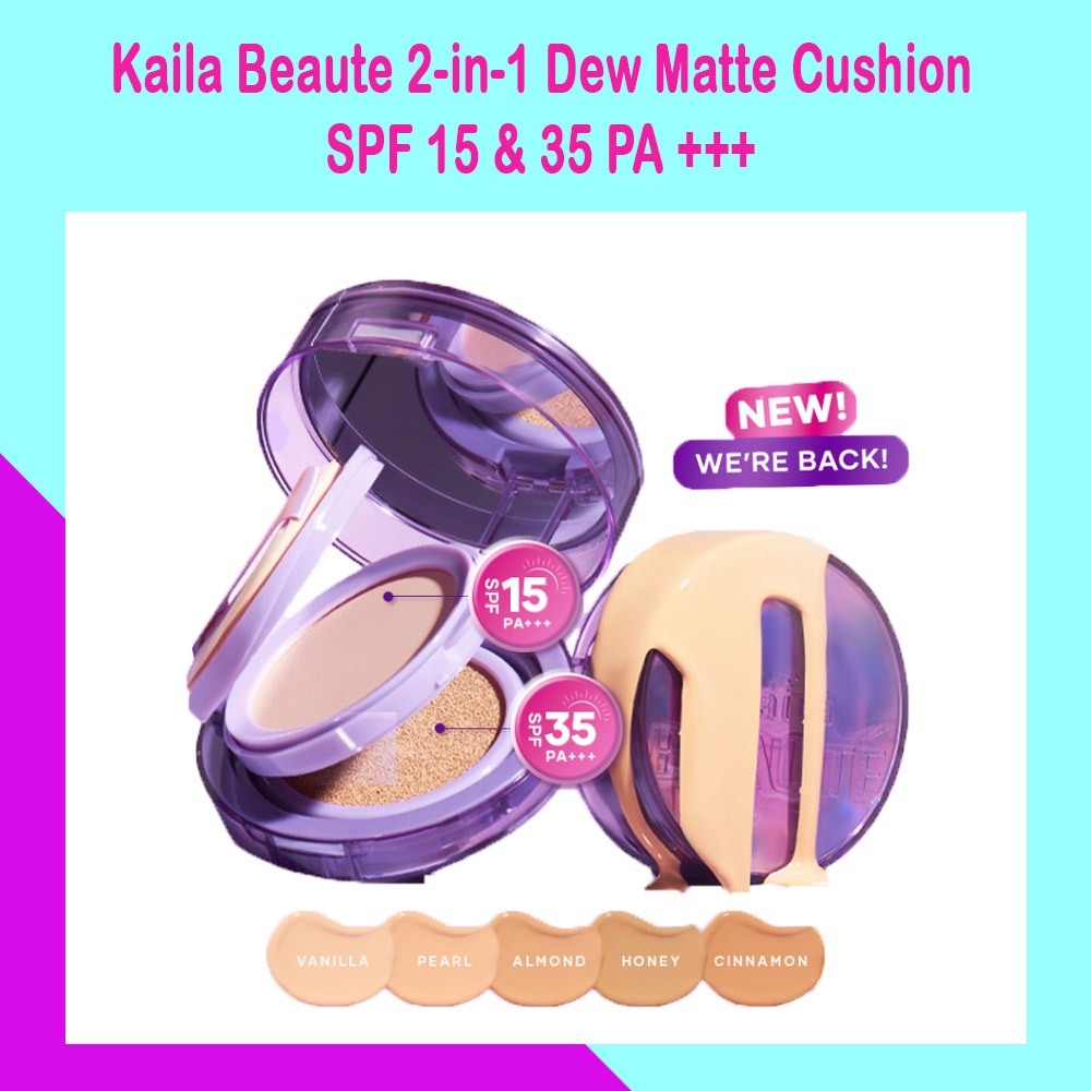 Jual KAILA BEAUTE 2-in-1 Cushion SPF 35 PA+++ | Shopee Indonesia