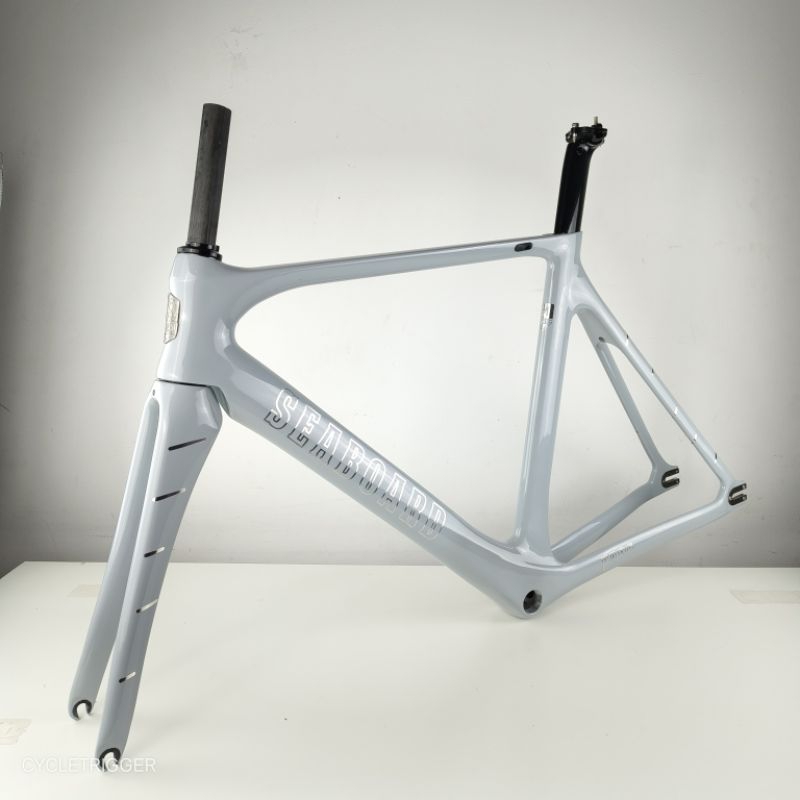 Jual Frameset SEABOARD FA06 FULL CARBON GLOSSY GREY | Shopee Indonesia
