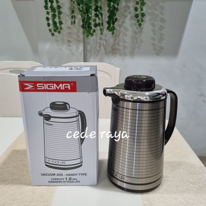 Jual termos air panas tuang stainless / vacuum jug handy type isi 1 ltr ...