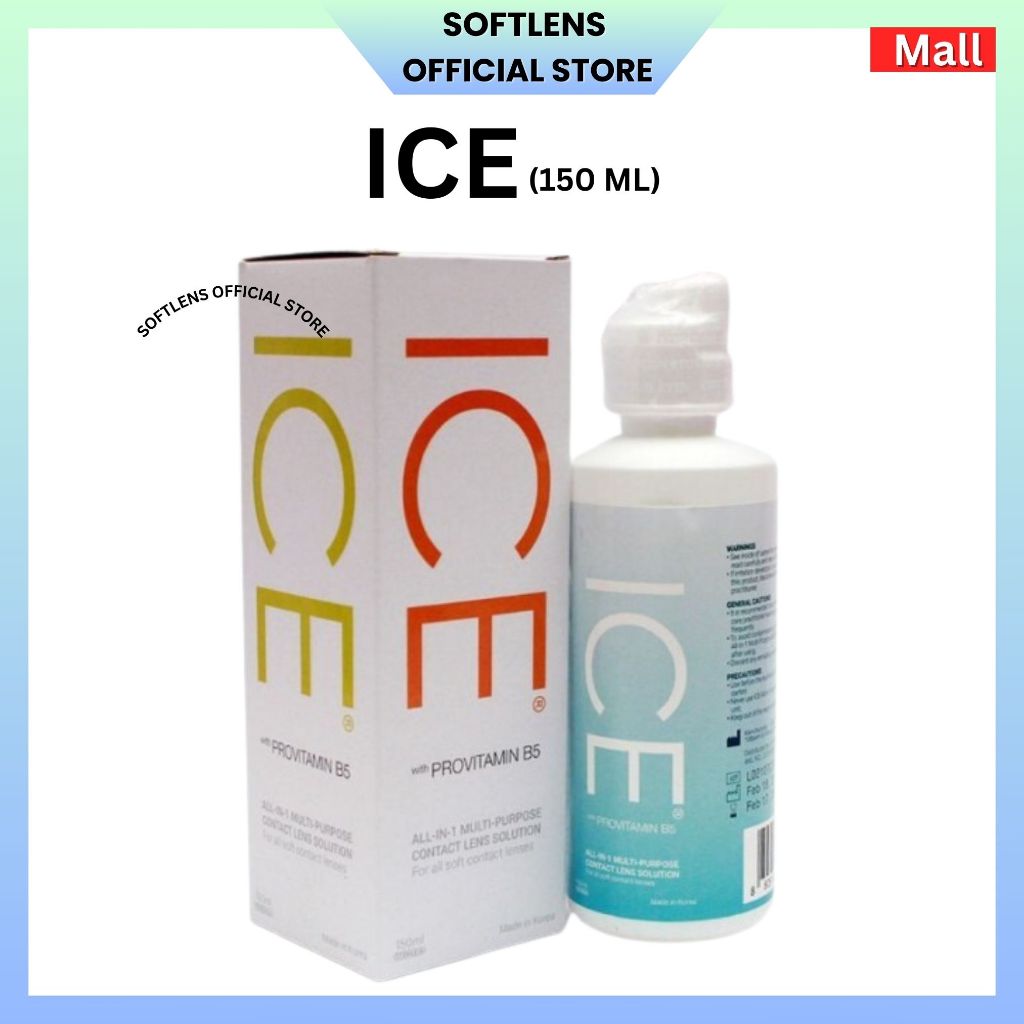 Jual Cairan Softlens ICE 150ml Pro VITAMIN B5 Exp Thn 2028 | Shopee ...