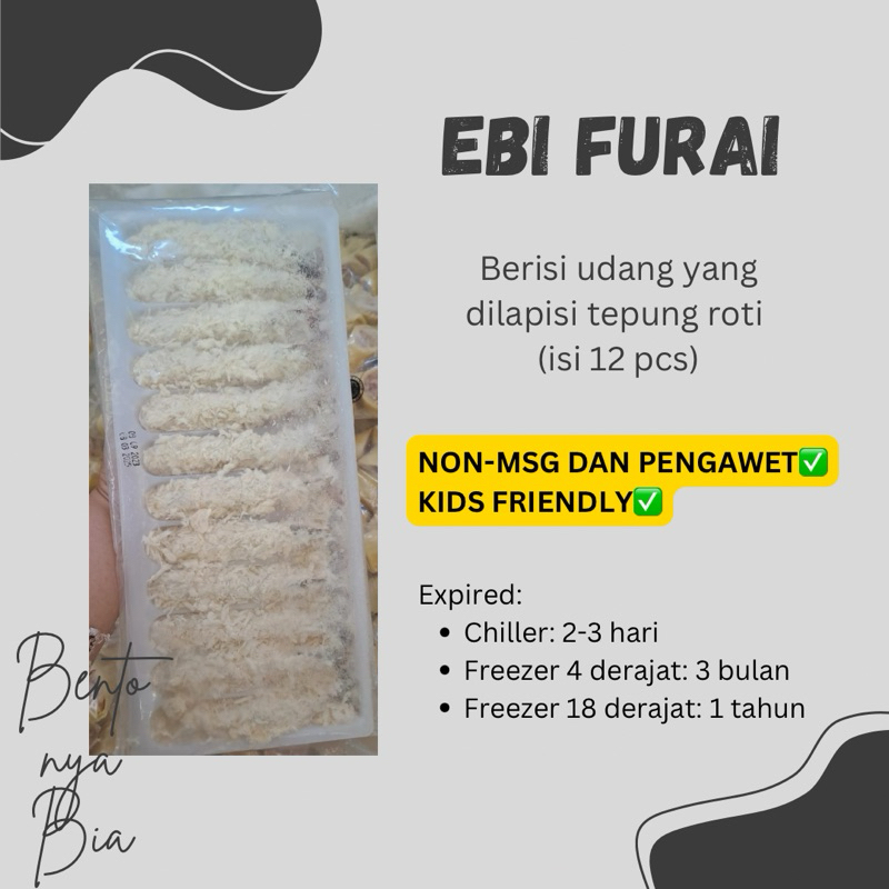 Jual Ebi Furai Tempura Frozen Bento Hokben | Shopee Indonesia