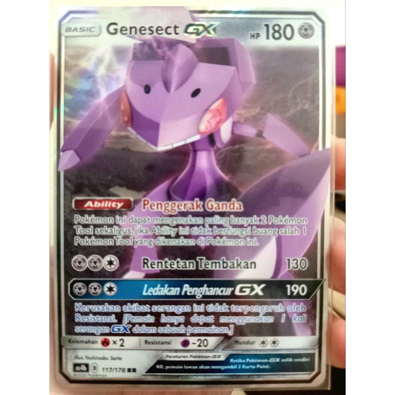 Jual KARTU POKEMON GENESECT GX RR INDONESIA HOLO | Shopee Indonesia