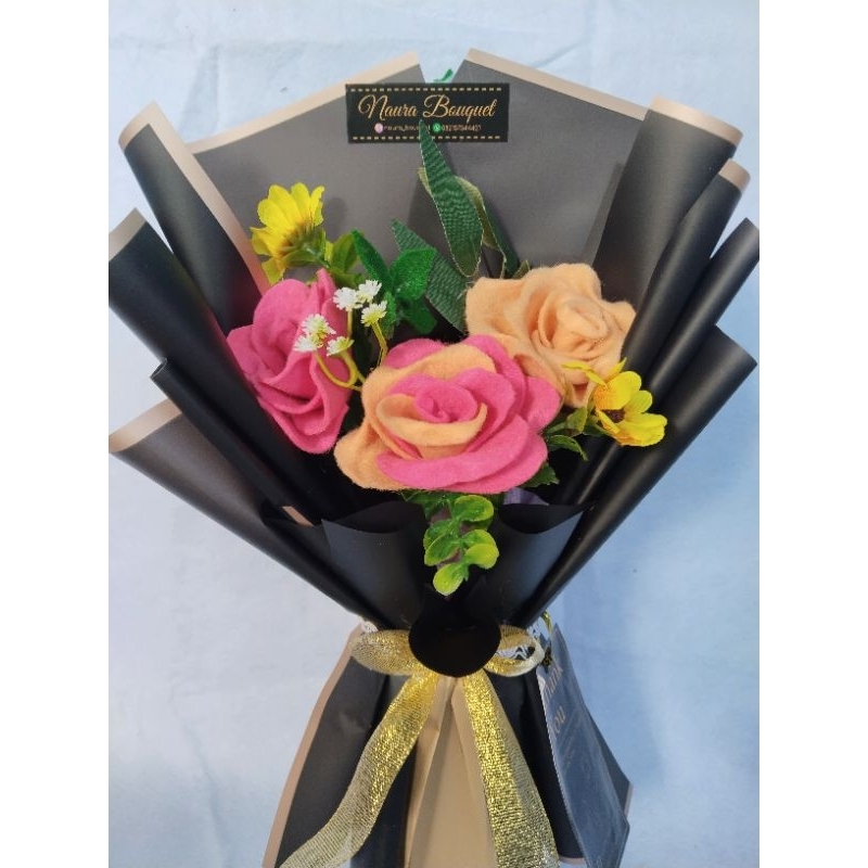 Jual BUKET FLANEL Ukuran S.M.L || BUKET LAMARAN ||BUKET HARI ISTIMEWA|| BISA CUSTOM/REQUEST ...