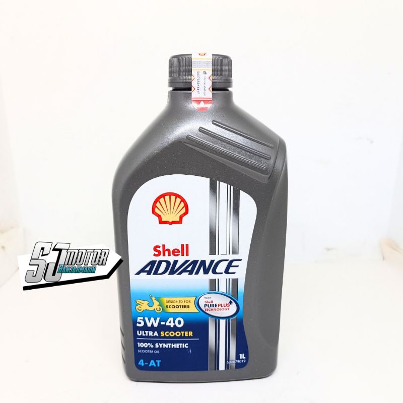 Jual Oli Shell Advance Ultra Metic (5W-40) Non Metic (10W-40) Isi 1000 ...