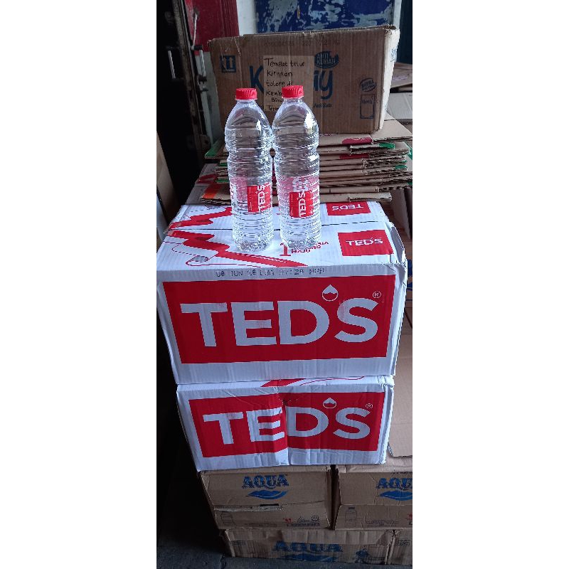 Jual TEDS Air Mineral Botol 600ml 1 Karton 24 pcs | Shopee Indonesia