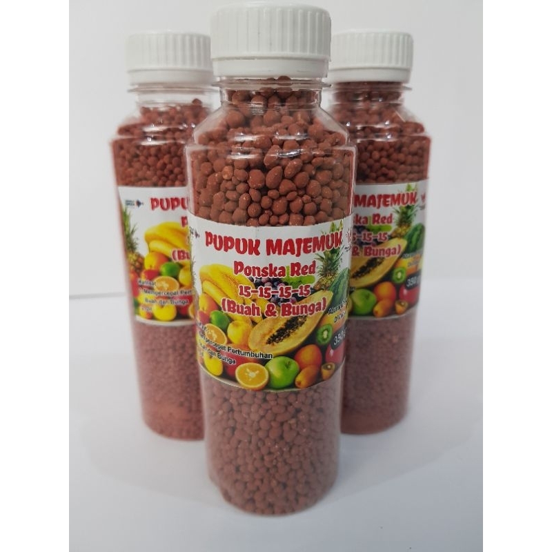 Jual PUPUK PONSKA 15-15-15-15 (350 gram)/pupuk buah/pupuk tanaman/pupuk ...