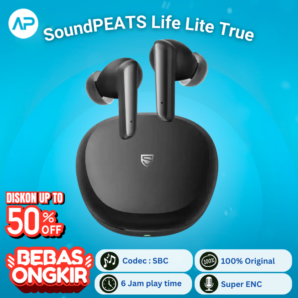 Jual SoundPEATS Life Lite True Wireless Earbuds | Shopee Indonesia