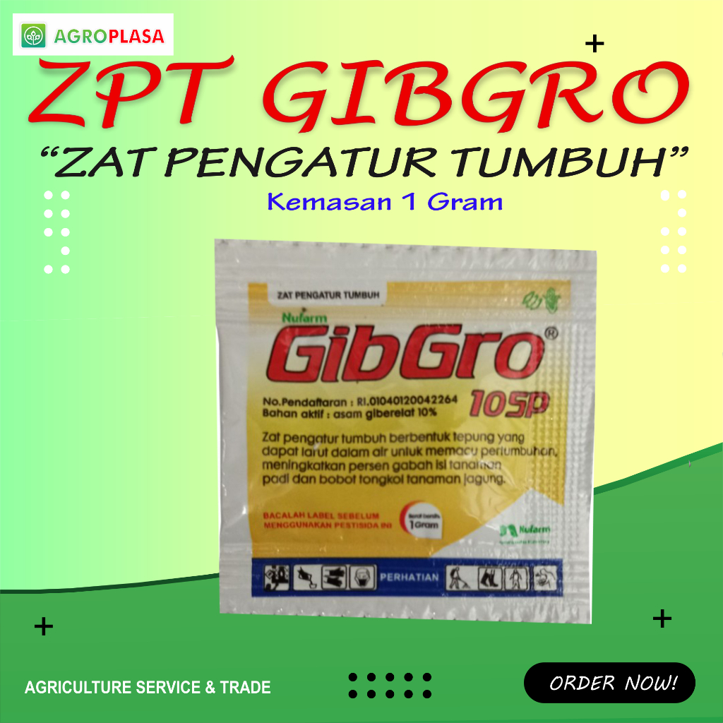 Jual Pupuk ZPT gibgro 10 sp kemasan 1gr | Shopee Indonesia