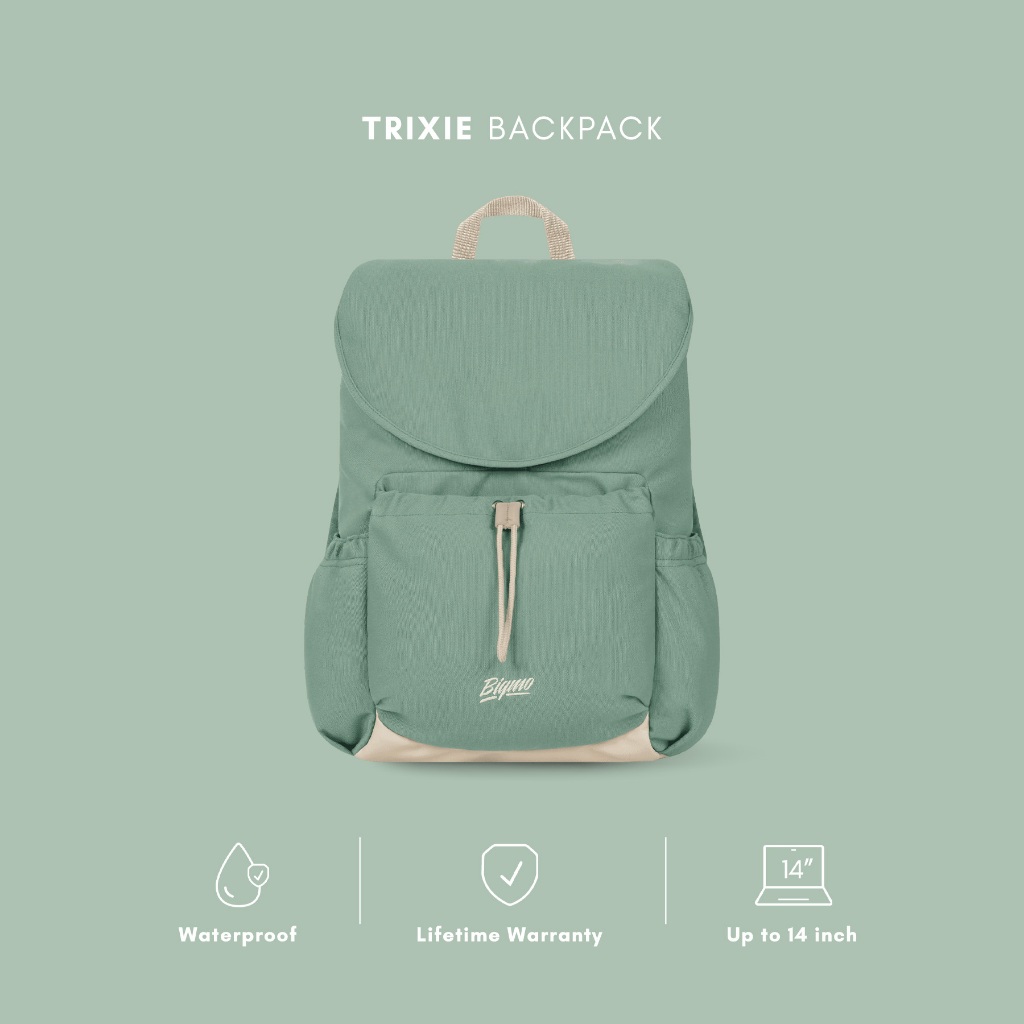 Jual Bigmo Tas Ransel Wanita Water Resistant Water Proof Trixie ...