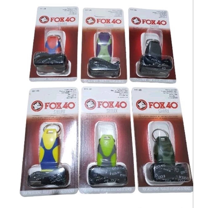 Jual Peluit Olahraga / Pluit Wasit Fox 40 SHARX + Tali | Shopee Indonesia