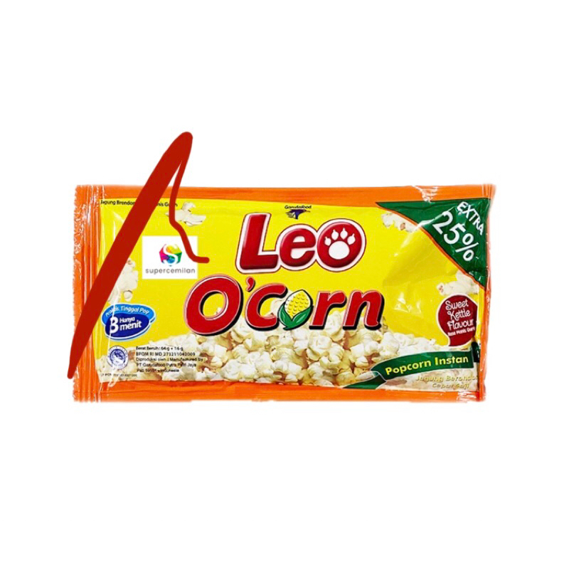 Jual Leo Ocorn Popcorn instant o’corn 64g | Shopee Indonesia