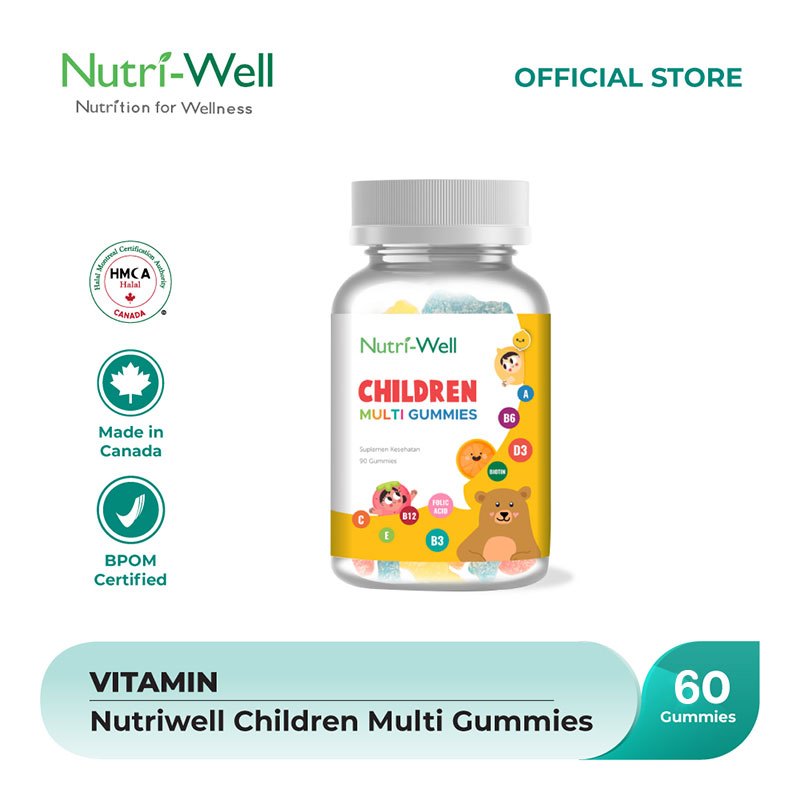 Jual Nutriwell Children Multi Gummies - 60 Gummies | Shopee Indonesia