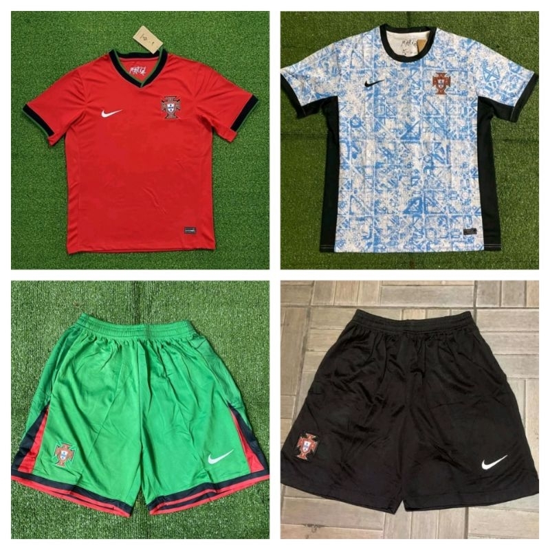 Jual Import Jersey bola PORTUGAL Home Away euro 2024 2024/2025 maroon ...