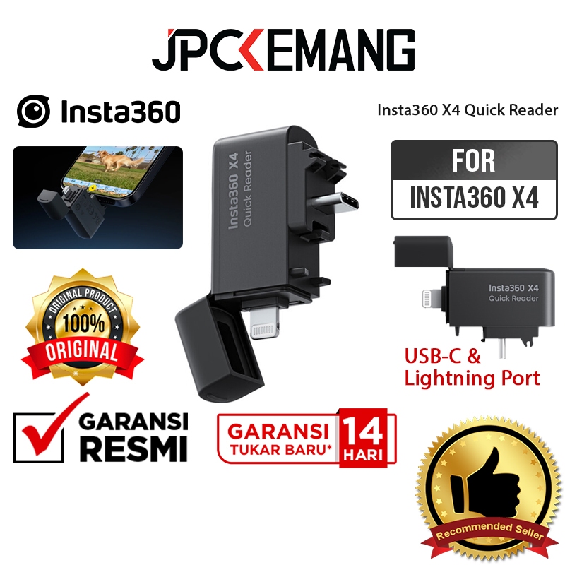 Jual Insta360 X4 QUICK READER for Insta 360 X4 Action Cam Garansi Resmi ...