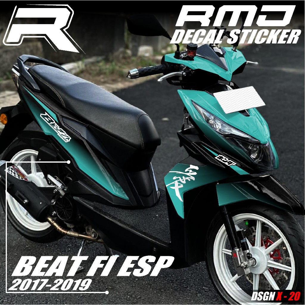 Jual COD) Decal Sticker Beat ESP 2016-2019 Full Body Stiker Skotlet ...