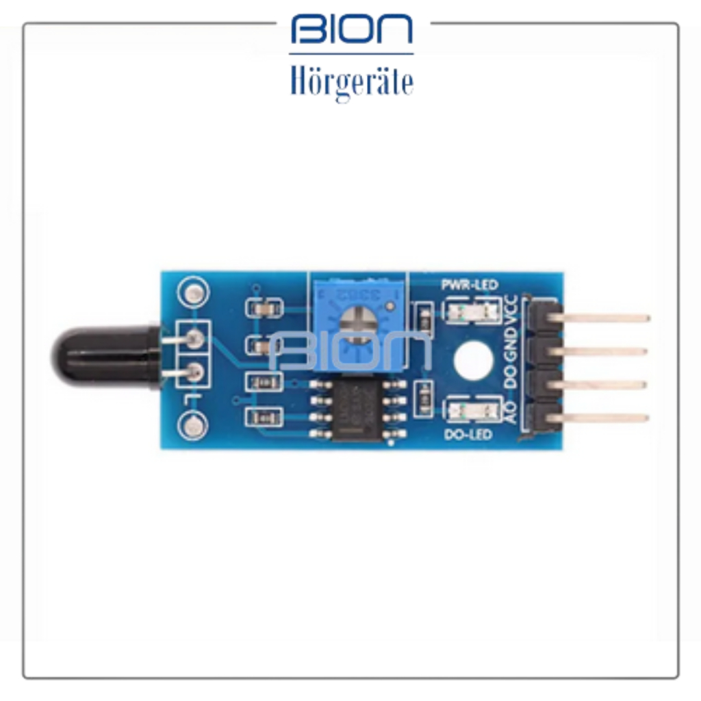 Jual IR Infrared Flame Detection 4 Wire Module Fire Detector Modul ...