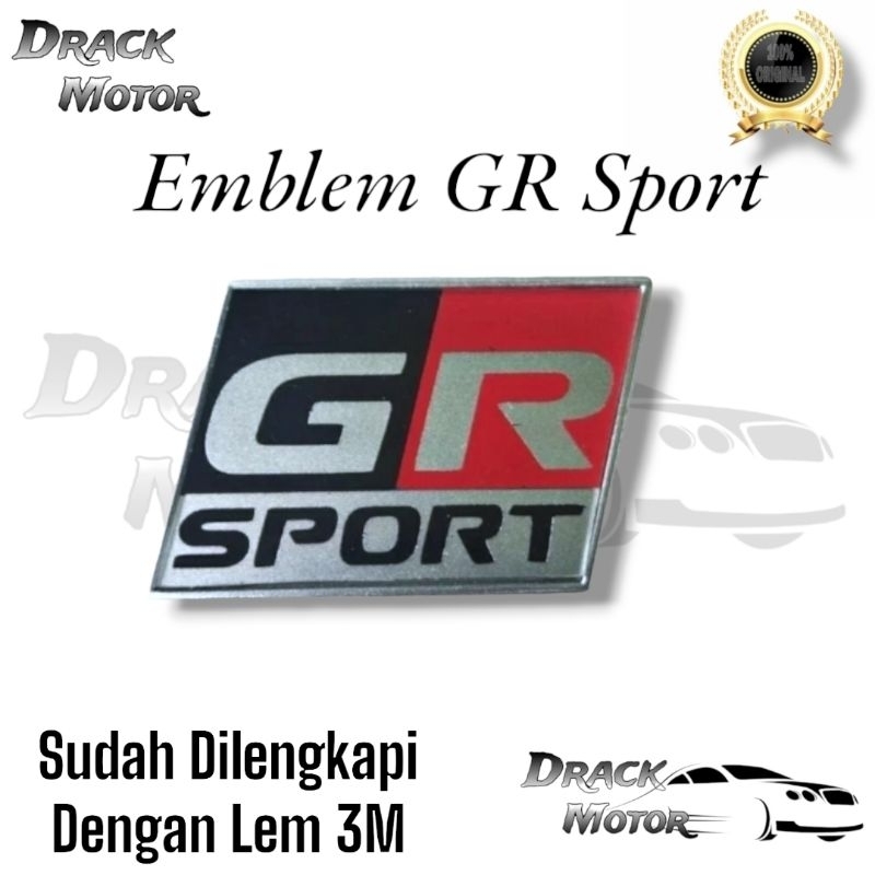 Jual EMBLEM GR SPORT TOYOTA / LOGO EMBLEM GR SPORT TOYOTA ORIGINAL | Shopee Indonesia