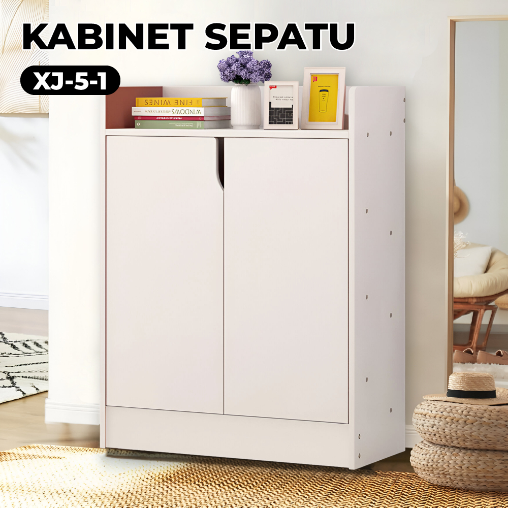 Jual FH8 Lemari Sepatu Tertutup / Rak Sepatu Minimalis / Rak Sepatu 2 ...