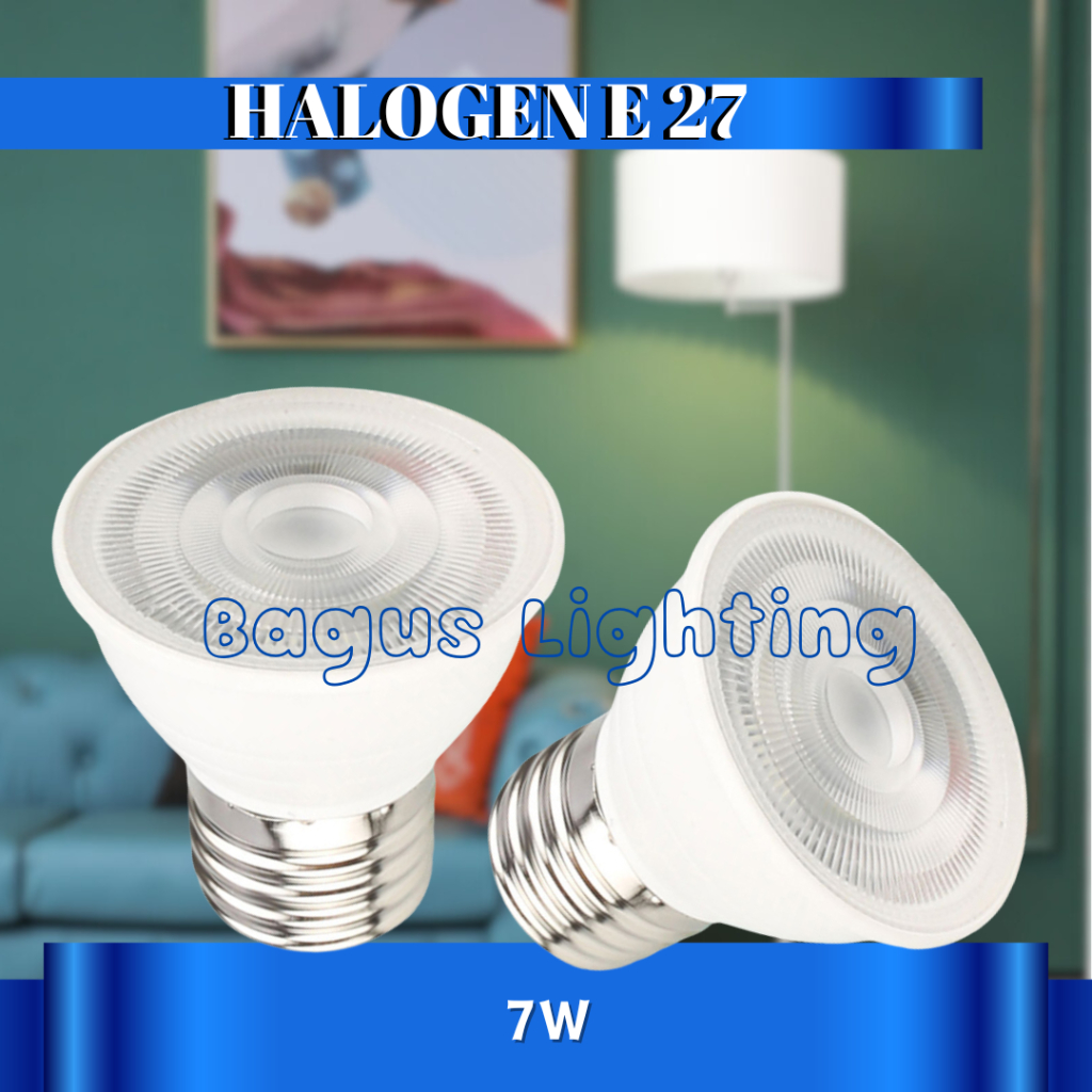 Jual Lampu Halogen Spotlight Spot Light LED 7 Watt Fitting E27 | Shopee ...