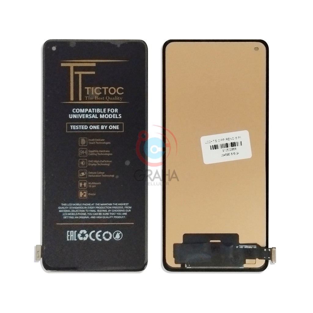 Jual LCD OPPO RENO 6 PRO 5G / CPH247 FULLSET TOUCHSCREEN | Shopee Indonesia