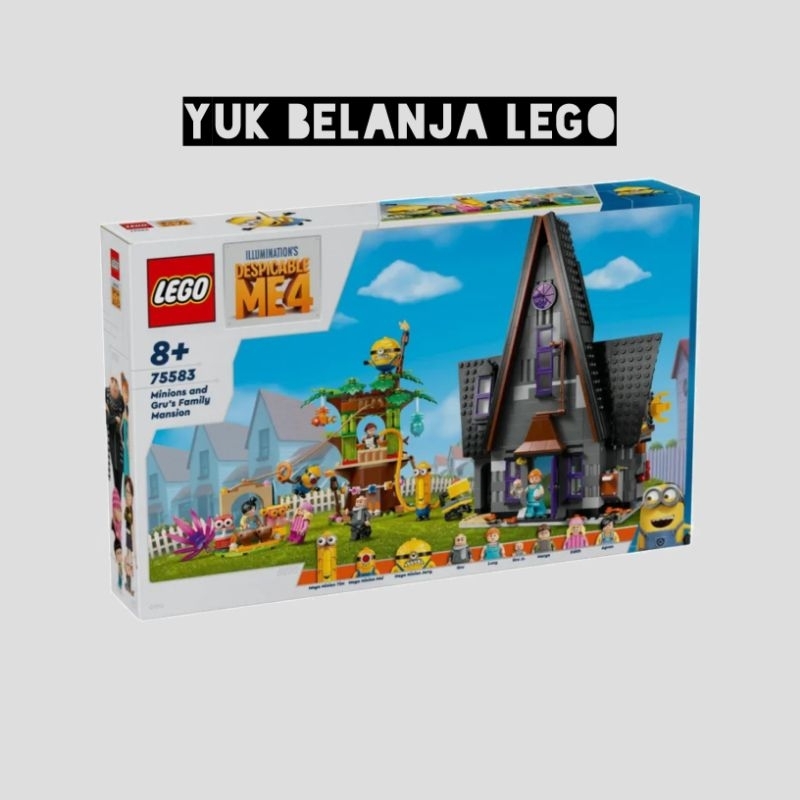 Jual LEGO Despicable Me 75583 Minions and Gru's Family Mansion (868 ...