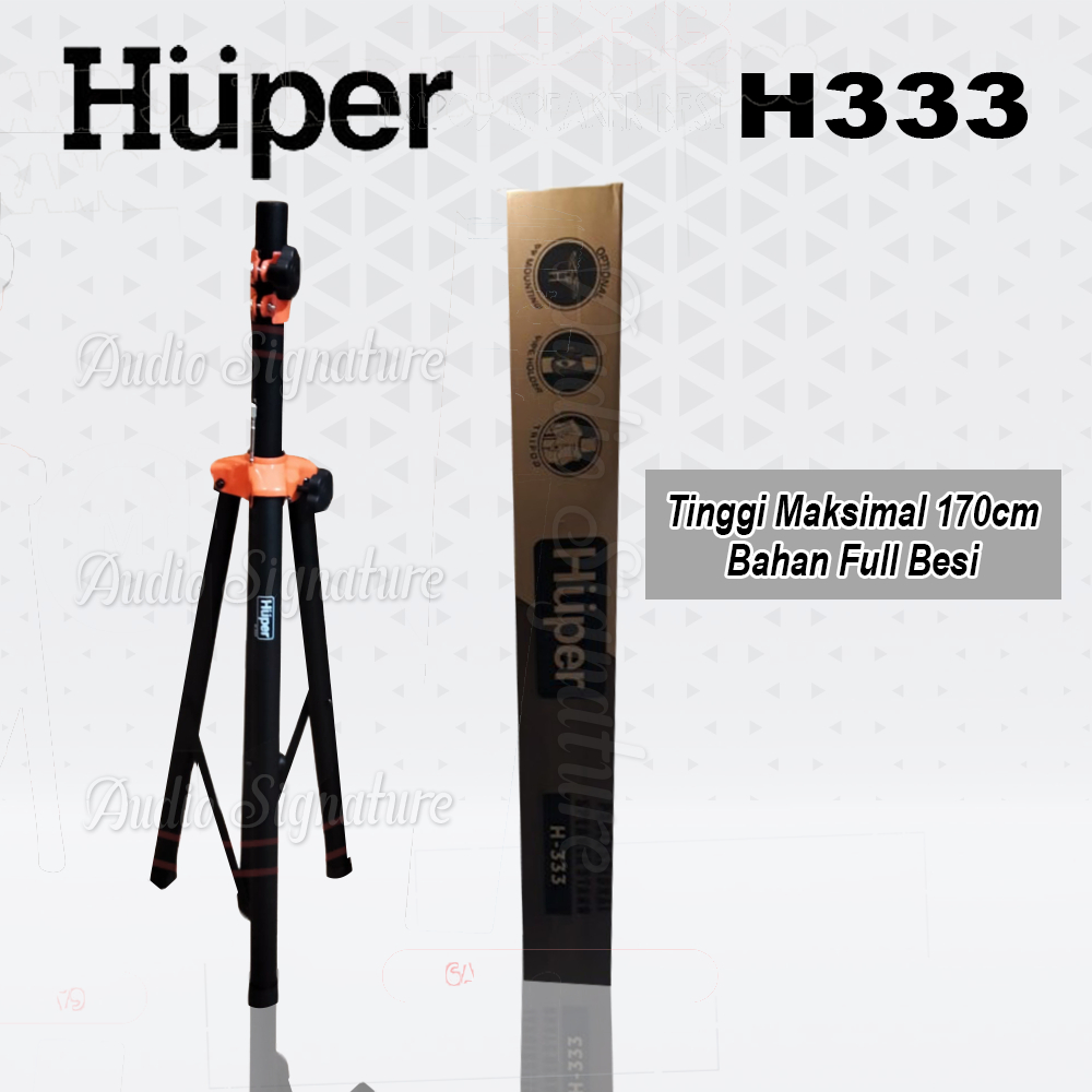 Jual Stand Tripod Standing Speaker HUPER H-333 / H333 / H 333 Original ...
