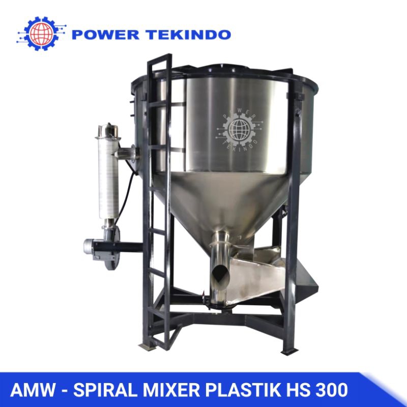 Jual AMW Spiral Mixer Plastic Machine HS 300 - Mesin Mixer Plastik Daur Ulang Kapasitas 300 kg ...