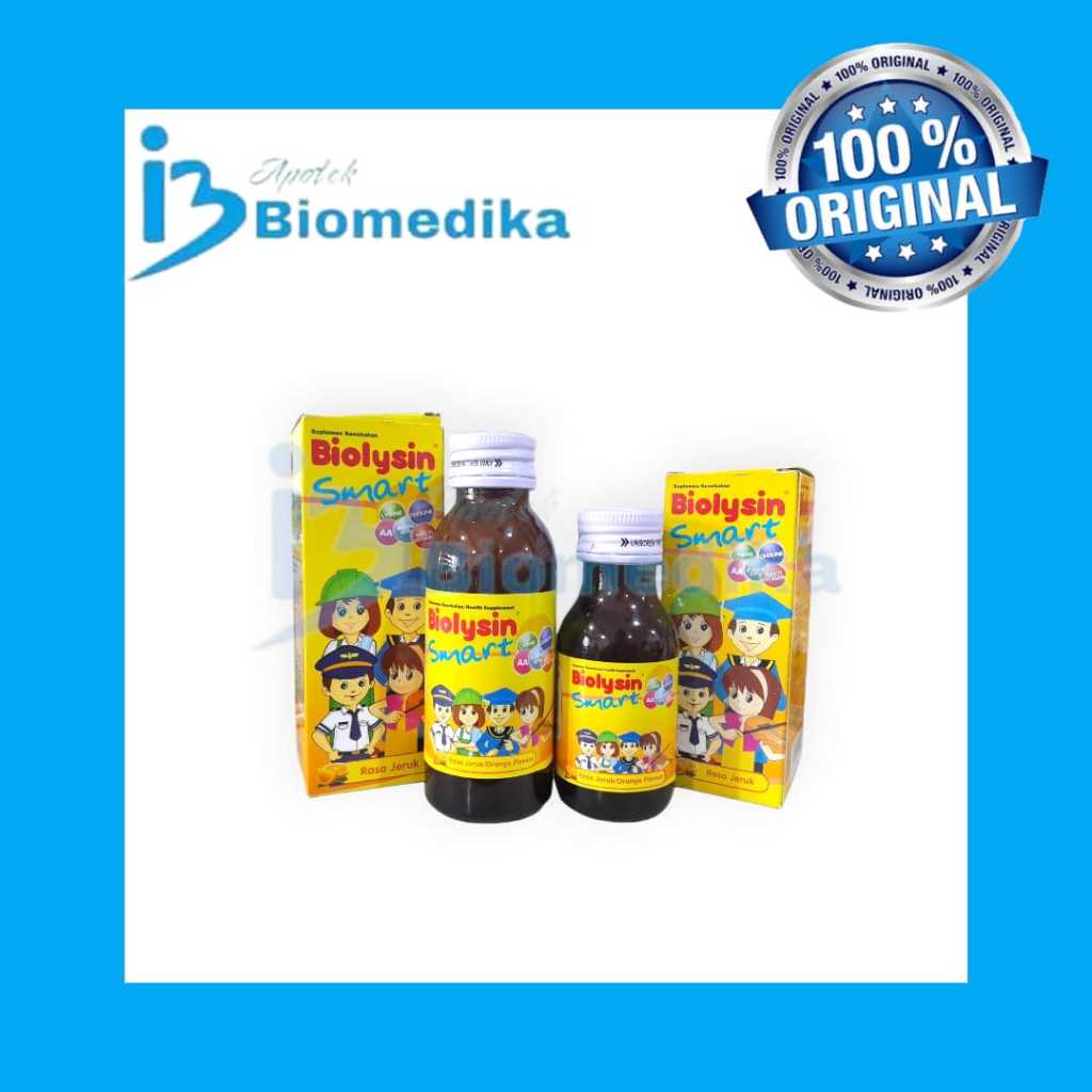 Jual Biolysin Smart Sirup Multivitamin untuk Nafsu Makan dan Daya Tahan ...