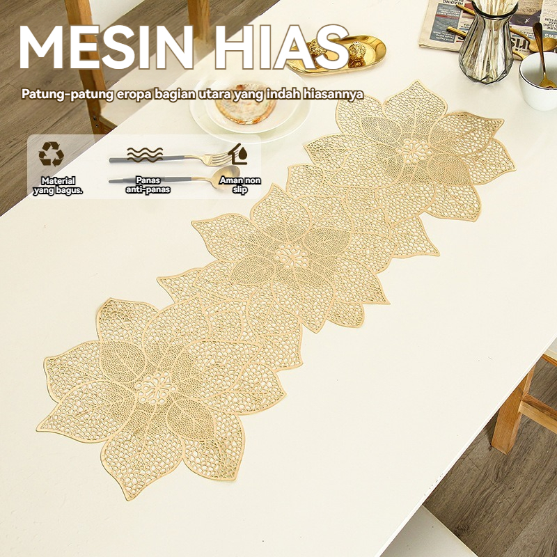 Jual Alas Tatakan Meja - Taplak Flower Panjang | Shopee Indonesia