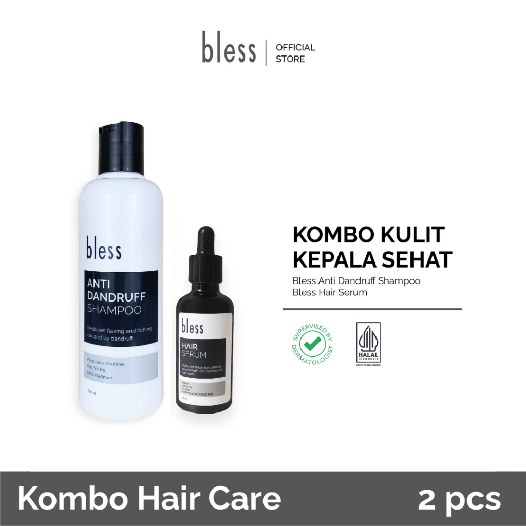 Jual [BUNDLE 2 PCS] Bless - Kombo Kulit Kepala Sehat (Anti Dandruff ...