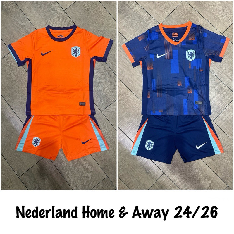 Jual Setelan Seragam Sepak Bola Anak Belanda Holland Netherland ...