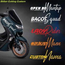 Jual STIKER VARIASI MOTOR OPEN BO, BACOT, BUKANMAEN DAN CUSTOM NAMA ...