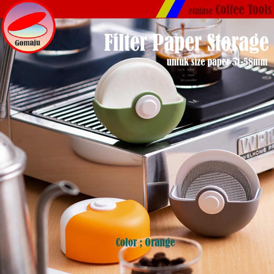 Jual Espresso Mokapot Paper Filter Holder Coffee Filter Box Storage ...