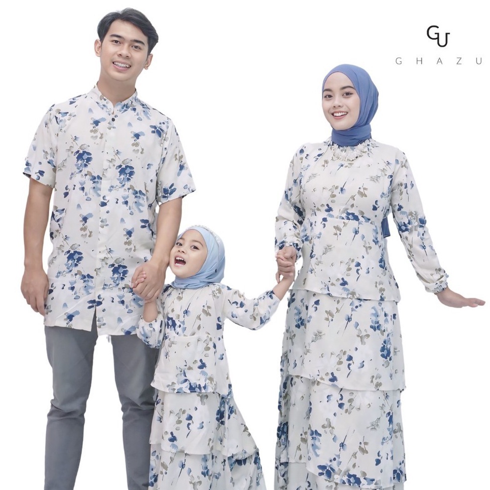 Jual KODE S6D Ghazu Jenara Family Set Baju Couple Keluarga Sarimbit ...