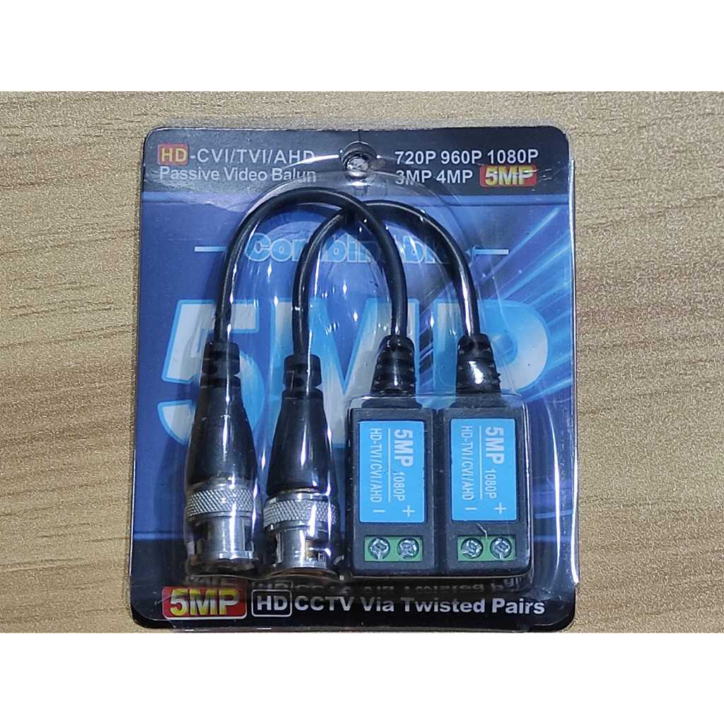 Jual Video Balun CCTV 5 MP / Passive Balun 5MP Video Balun | Shopee ...