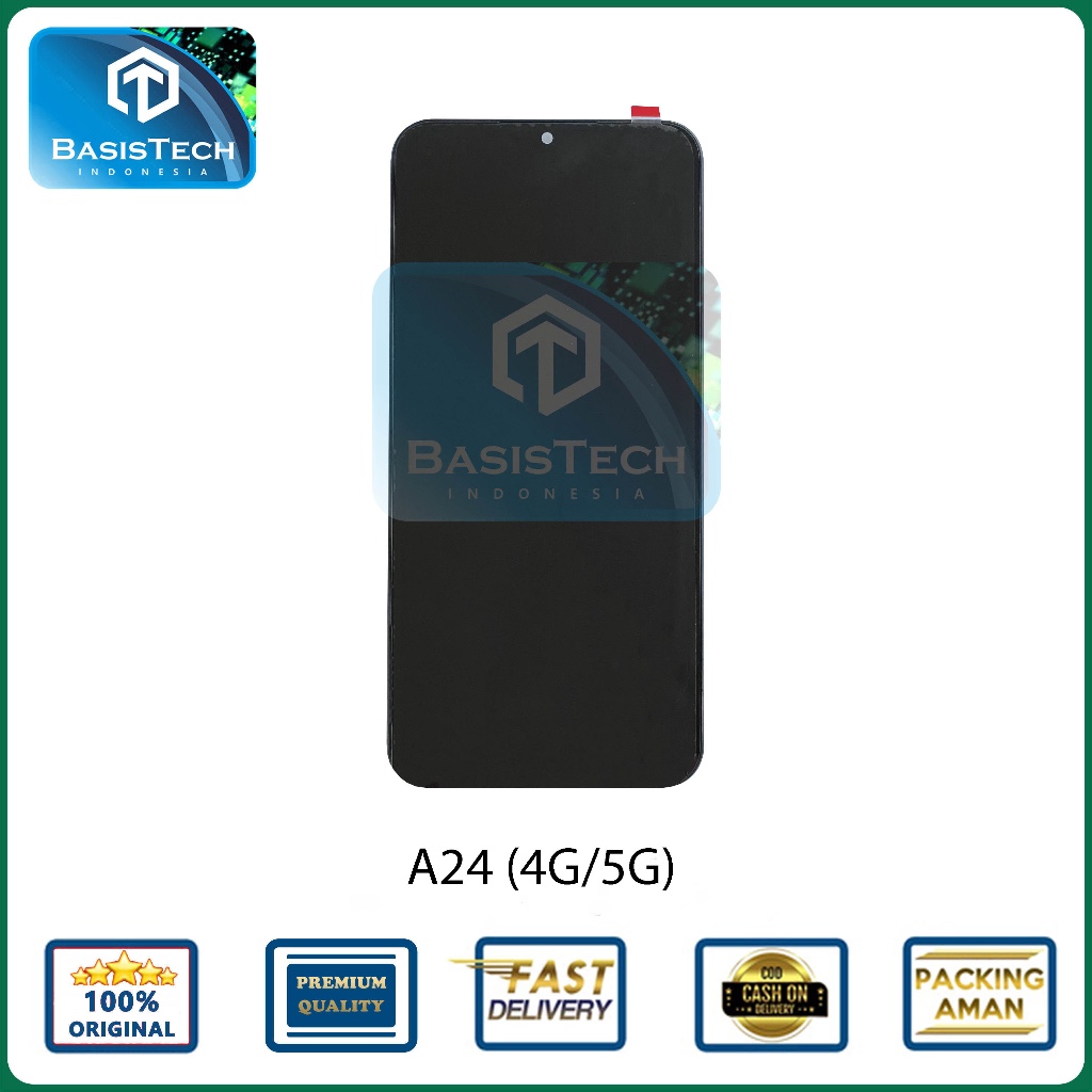 Jual LCD SAMSUNG A24 4G 5G SUPER OLED BIG +FRAME BISA FINGERPRINT ...