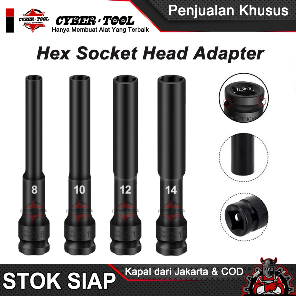 Jual Mata Kunci Shock Cover / Kunci Shock Panjang / 8-14mm Extra ...