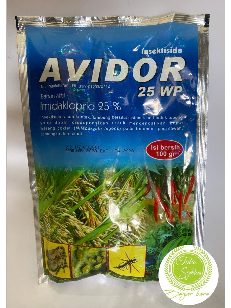 Jual INSEKTISIDA AVIDOR 25Wp 100GR PEMBASMI HAMA WERENG | Shopee Indonesia