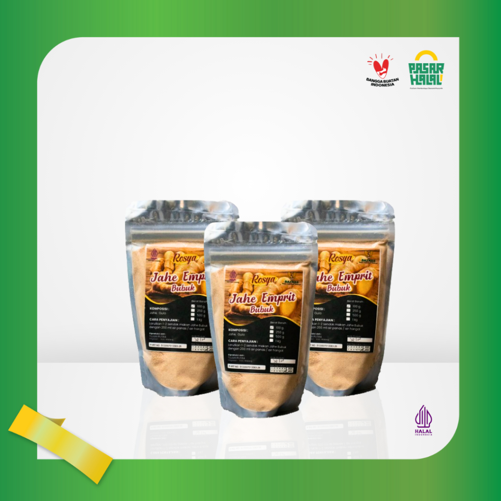 Jual Jahe Bubuk Rosya - Jahe Merah Ekstrak Bubuk Murni Tanpa Gula ...