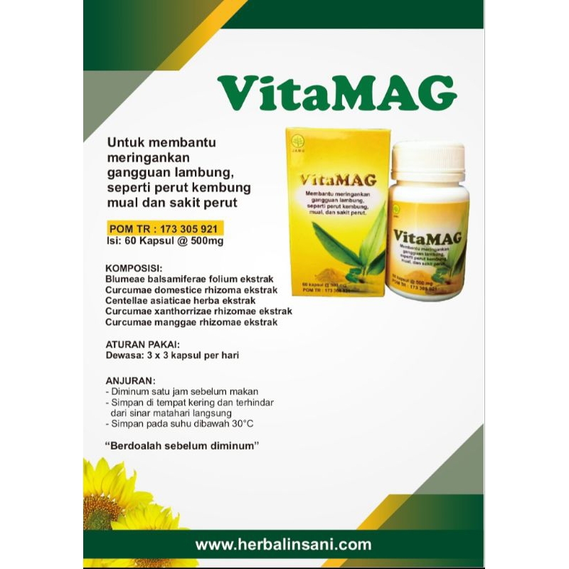 Jual VitaMag Herbal Insani 100 % original | Shopee Indonesia