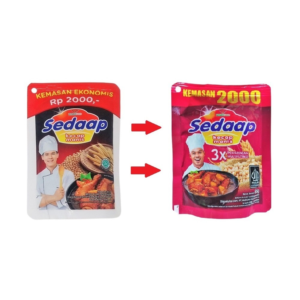 Jual Sedaap Kecap Manis Pouch 63ml/77gr | Shopee Indonesia