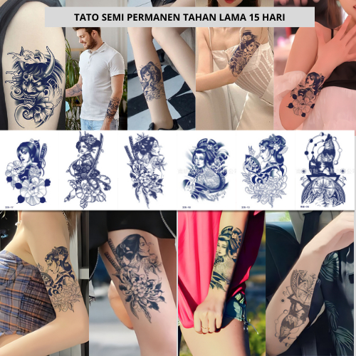 Jual TATO SEMI PERMANEN TAHAN 15 HARI TATO STIKER TEMPORER FRUIT INK ...