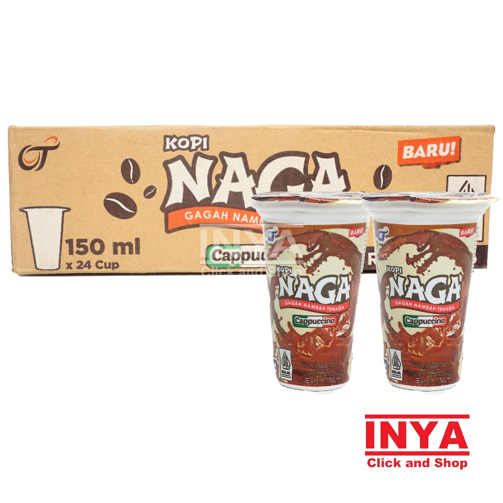 Jual Kopi Naga Cappuccino 24x150ml - Kopi Kemasan - Soft drink | Shopee ...