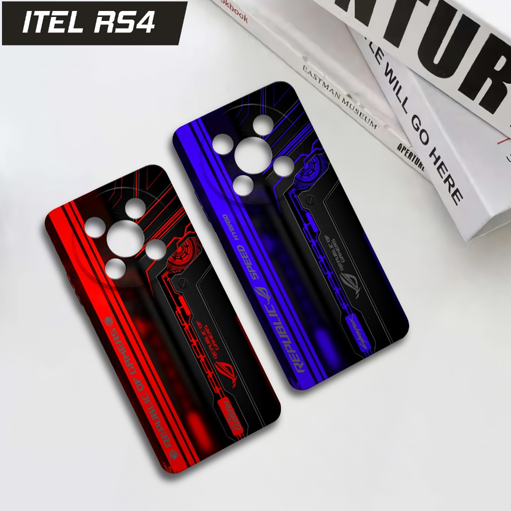 Jual Case Hp Itel RS4 Procamera Black Soft Case Black Slim Matte Itel ...