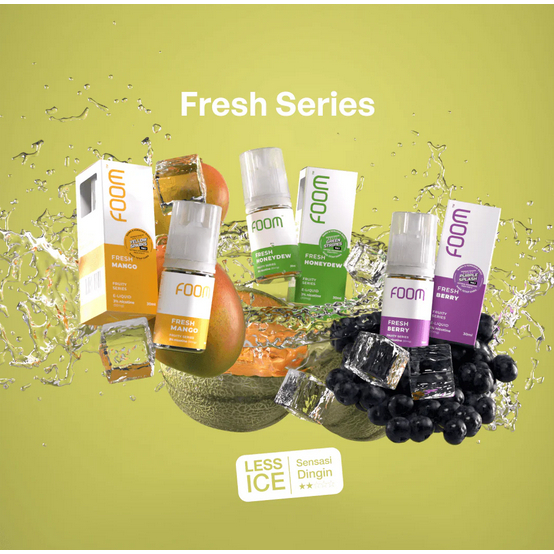 Jual [salt] Foom Liquid Fruity Series V1 V2 Fresh Icy 30ml 30mg Saltnic