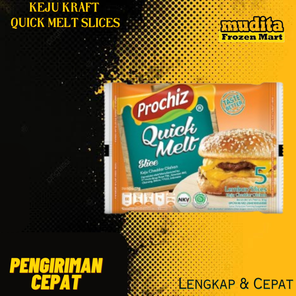 Jual Keju Prochiz Quick Melt Slices isi 5 lembar | Shopee Indonesia