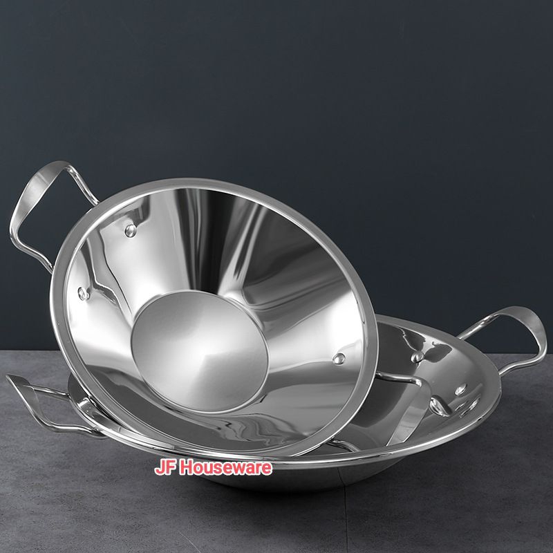 Jual Wajan Mini / kuali kecil stainless steel Datar Premium Tebal ...