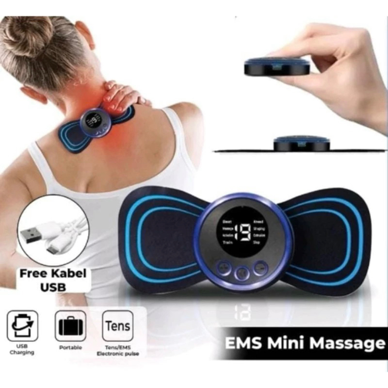 Jual Alat Pijat Terapi Leher Mini Portable Electric Massage Therapy ...