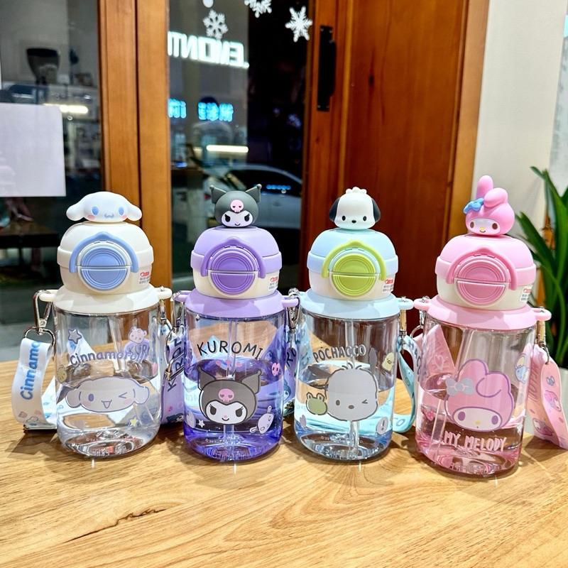Jual ORIGINAL Botol Minum Sanrio 650ml BPA FREE | Botol Minum Anak Kuromi Cinnamoroll My Melody ...